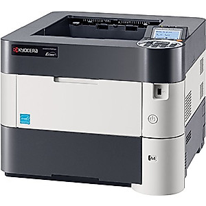Kyocera 1102T72US0 ECOSYS P3055dn Black & White Network Printer, 5 Line LCD Screen with Hard Key Control Panel, Up to Fine 1200 DPI Print Resolution, Wireless and Wi-Fi Direct Capability