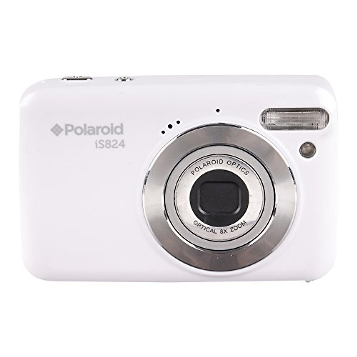 Polaroid iS824 Digital Camera (White) 16 MP 8X Optical Zoom