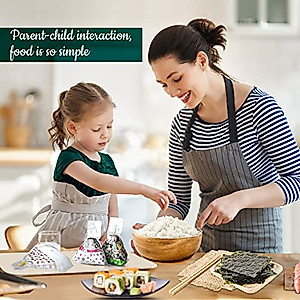 BRATA Triangle Onigiri Wrappers Plastic Rice Balls Bags, 100PCS Japanese Easy Tear Disposable Onigiri baggies with Stickers