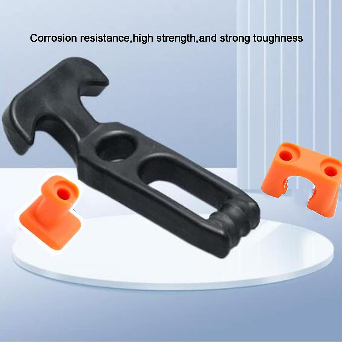 COOLOGIN Rubber Flexible T-Handle Hasp Draw Latch for Tool Box, Cooler, Golf Cart or Engineering Machine Hood (Multicolored, 2 PCS)