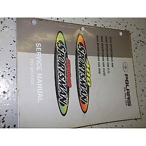 2002 Polaris SPORTSMAN 400 500 MODELS Shop Repair Service Manual FACTORY OEM 02