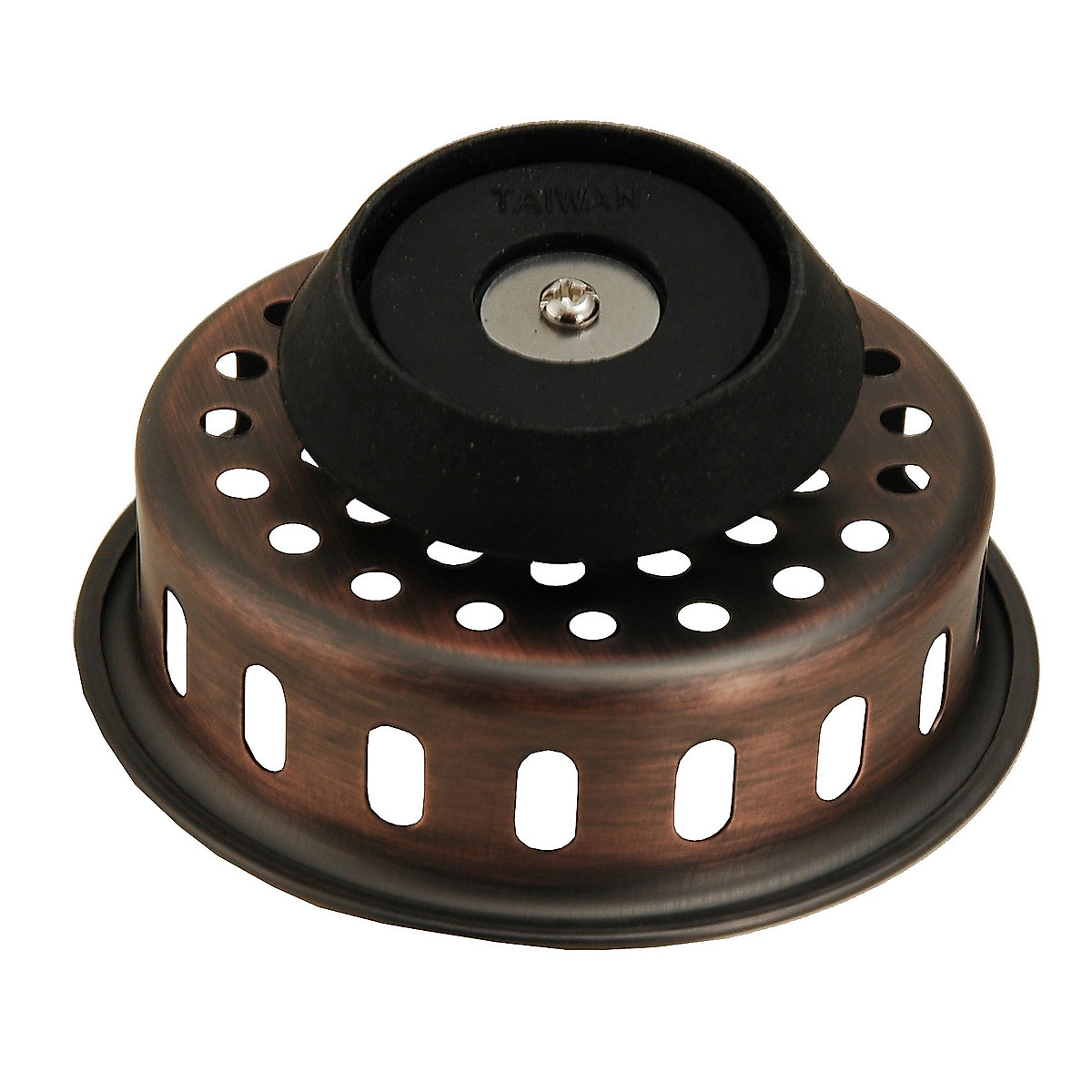 Replacement Basket for Kitchen Sink Strainers, Antique Copper Finish - By Plumb USA