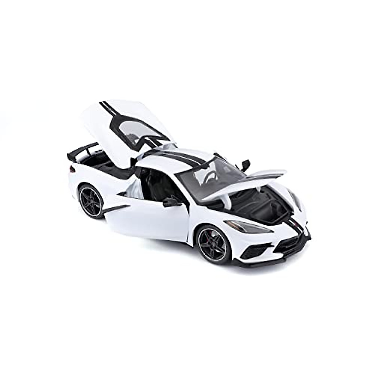 Maisto del 2020 Chevrolet Corvette Stingray Coupe (High Wing) 1/18 Scale (31455B), Blue