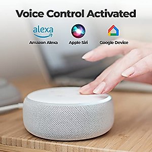 QUOYA Smart Automatic Pet Feeder, Large (6L Food Tank) for Dogs and Cats【Timer/Schedule Feature, Voice and app Control, Portion Size Adjustment】 Compatible with Alexa, Siri, Apple Watch