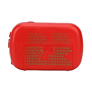 Buddha Music Player, Portable Buddha Music Machine with 22 Songs Mini Buddhist Prayer Machine Buddhist Supplies for Household Travel Temple(Red)