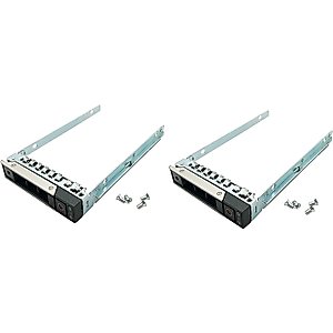 Maravi Canada (2-Pack) 3.5" inch Caddy for Dell Gen 14th 15th 16th R640 R650 R660 R740 R750 R760 R350 R440 R450 R550 840 R850 R940 R950 PowerEdge Server Hard Drive Tray X7K8W WH5D2 Y796F