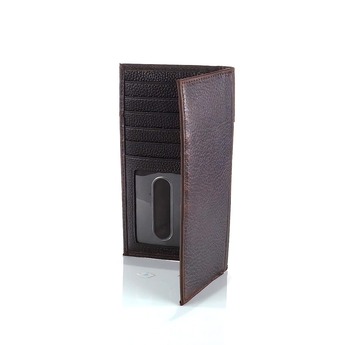 ARIAT Men's Boot-Embroidery Rodeo Tan Leather Wallet