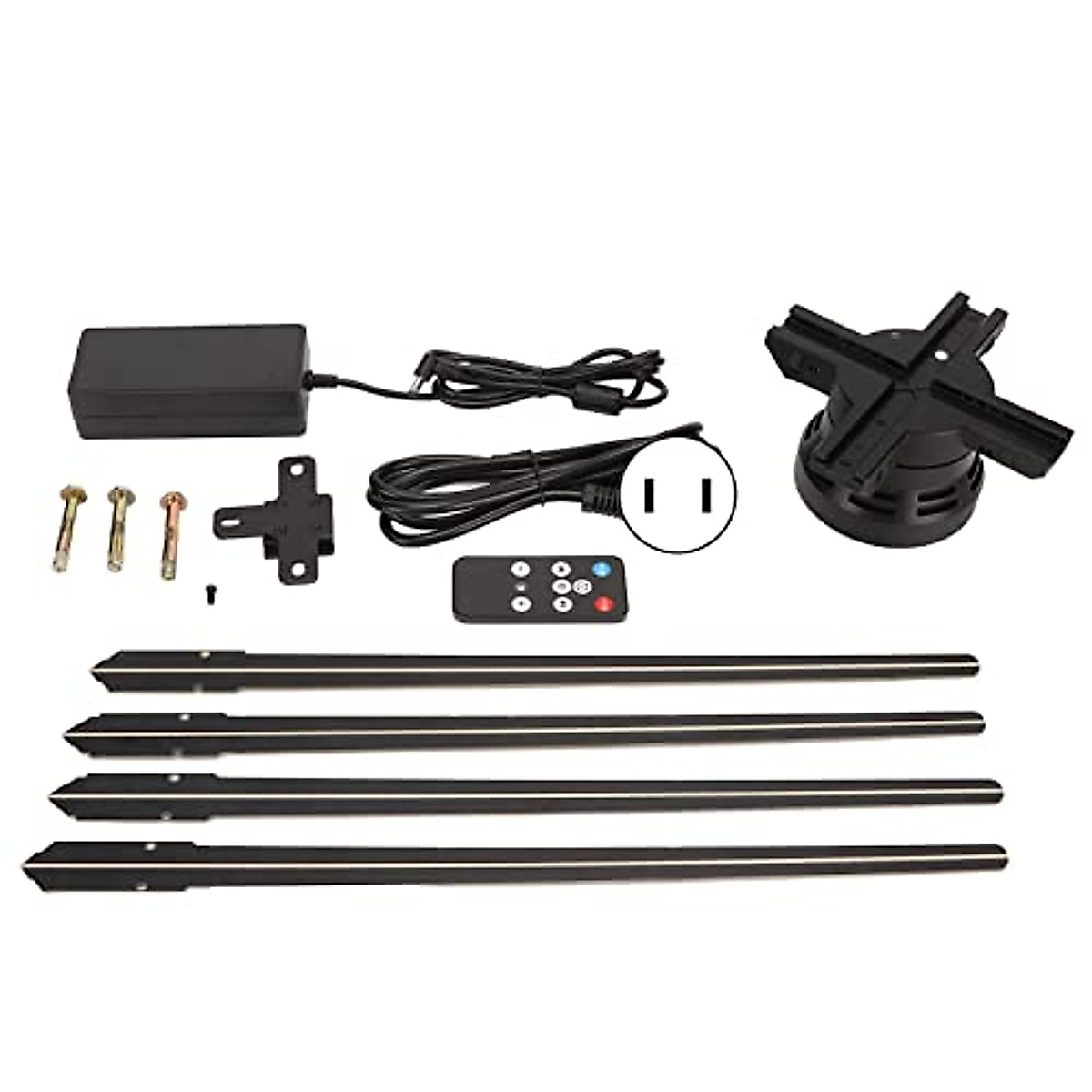 3D Hologram Advertising Display Fan 33.5inch, 1600×1600 Hi Resolution and APP Control, 8G Built in, LED Light 3D Holographic Projector Fan for Business Store Shop Bar(US)