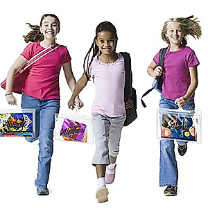 24 Pack Hanging Storage Bags, Large Hook 7.5 x 10.5-inch Clear Plastic Bags for Classroom, Library, and Pharmacy Use