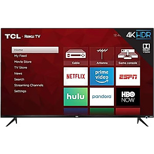 TCL 65" Class 5-Series 4K UHD Dolby Vision HDR Roku Smart TV - 65S525