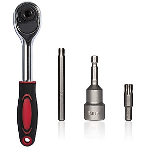 Drimfly Wrangler Torx Tool Kit for Hard Top Door Install Removal for Jeep Wrangler JK JL & Gladiator Rubicon Sahara Unlimited Replacement for 82214166AB 68361574AB