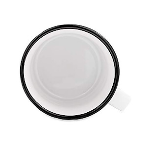 Camco Life is Better at the Campsite Ceramic Mug | Microwave and Dishwasher Safe | White Background with Sketched RVs Design | 14oz. (53383)