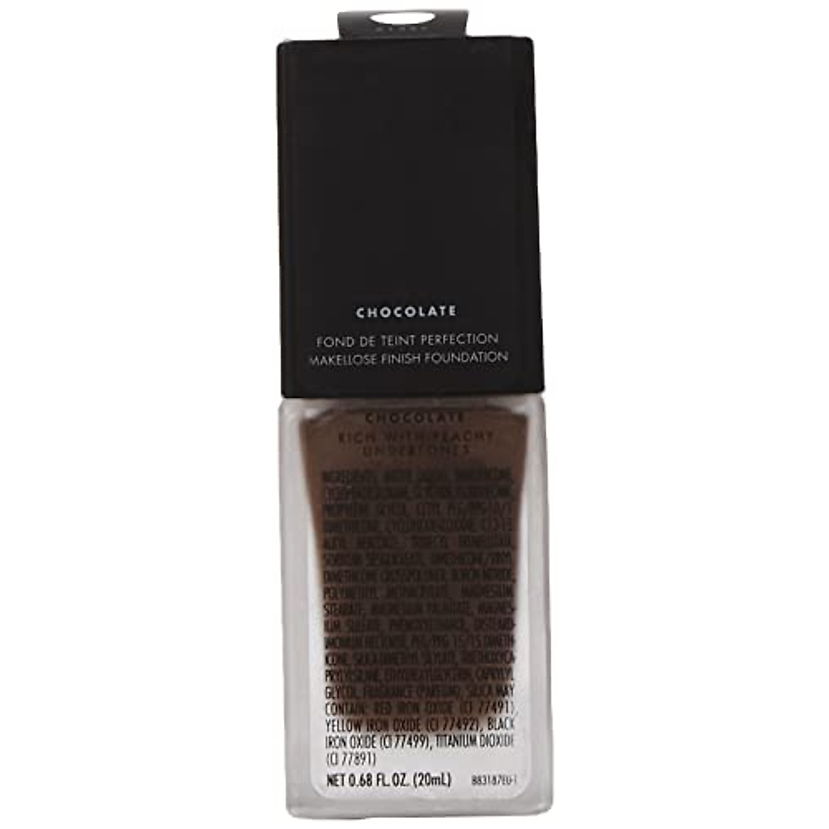 e.l.f. Flawless Finish Foundation, Lightweight & Medium Coverage, Semi-Matte Finish, Chocolate, 0.68 Fl Oz (20mL) (Pack of 5)