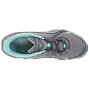 Ryka Women's Sky Walking Shoe, Frost Grey/Aqua Sky/Iron Grey, 9 US