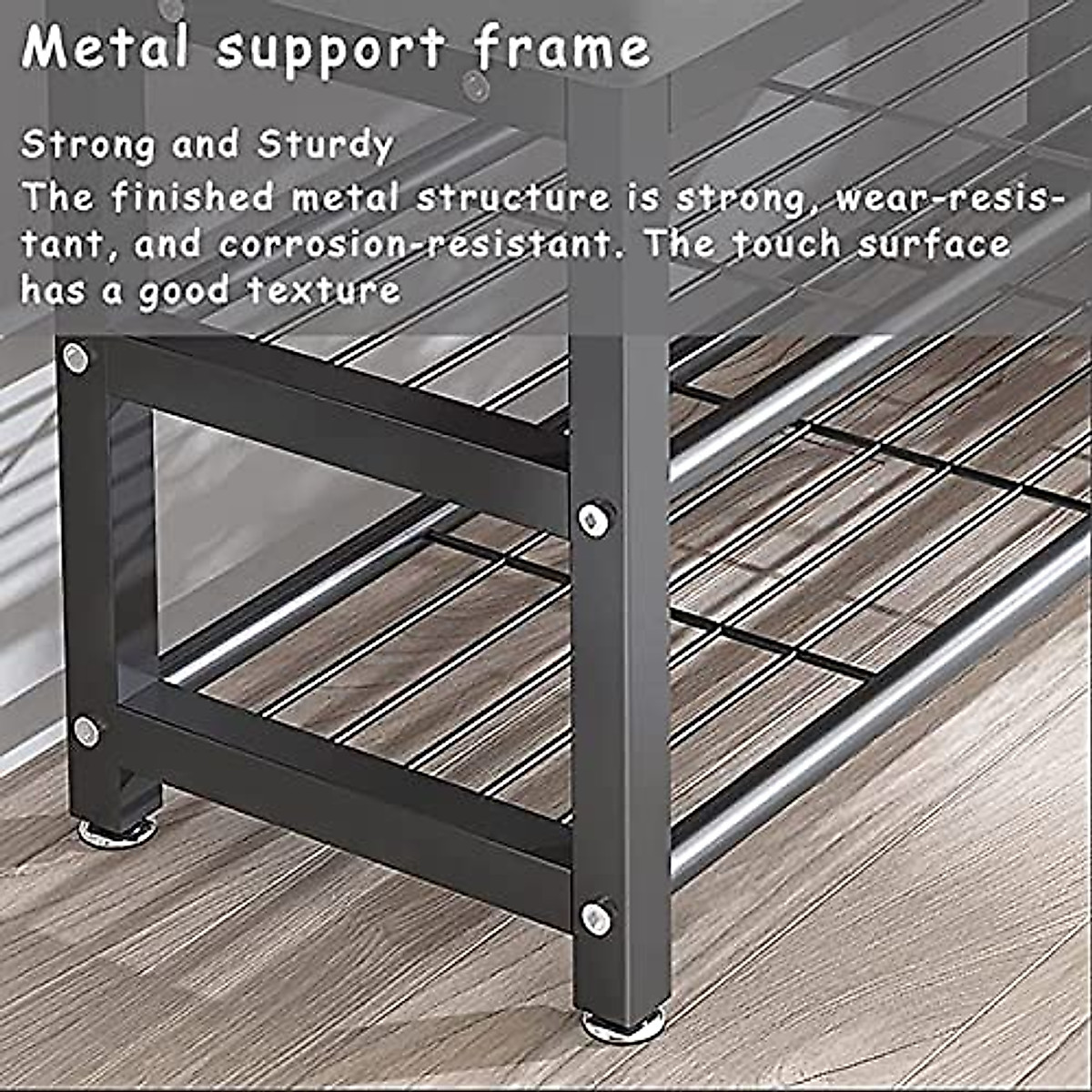 SoOSSN Entryway Bench with Coat Rack,3-in-1 Hall Tree Storage Bench,Coat Rack Shoe Bench with Hooks,Shoe Rack,Cushion,Easy to Assemble (Color : Purple, Size : 39inch)