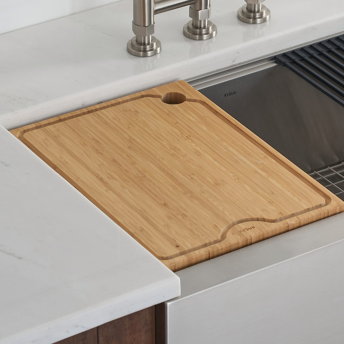 Kraus KCB-WS102BB Kore Cutting Board, 16 3/4" x 10 3/4"