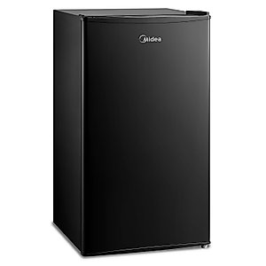Midea MERM33S1ABB 3.3 Cubic Feet Compact Refrigerator, Black