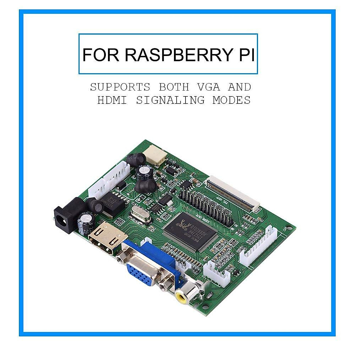 7 Inch Display Screen,HDMI 1024×600 USB isplay Screen + HDMI+VGA+2AV Driver Board Replacement for