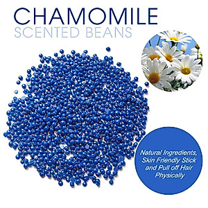 Hard Wax Beads for Hair Removal, Yovanpur Wax Beads for Sensitive Skin, Har Wax Beans for Coarse Hair, Waxing beads for Face, Eyebrow, Body, Bikini, Brazilian At Home 300g (10 Oz)/bag（Chamomile)