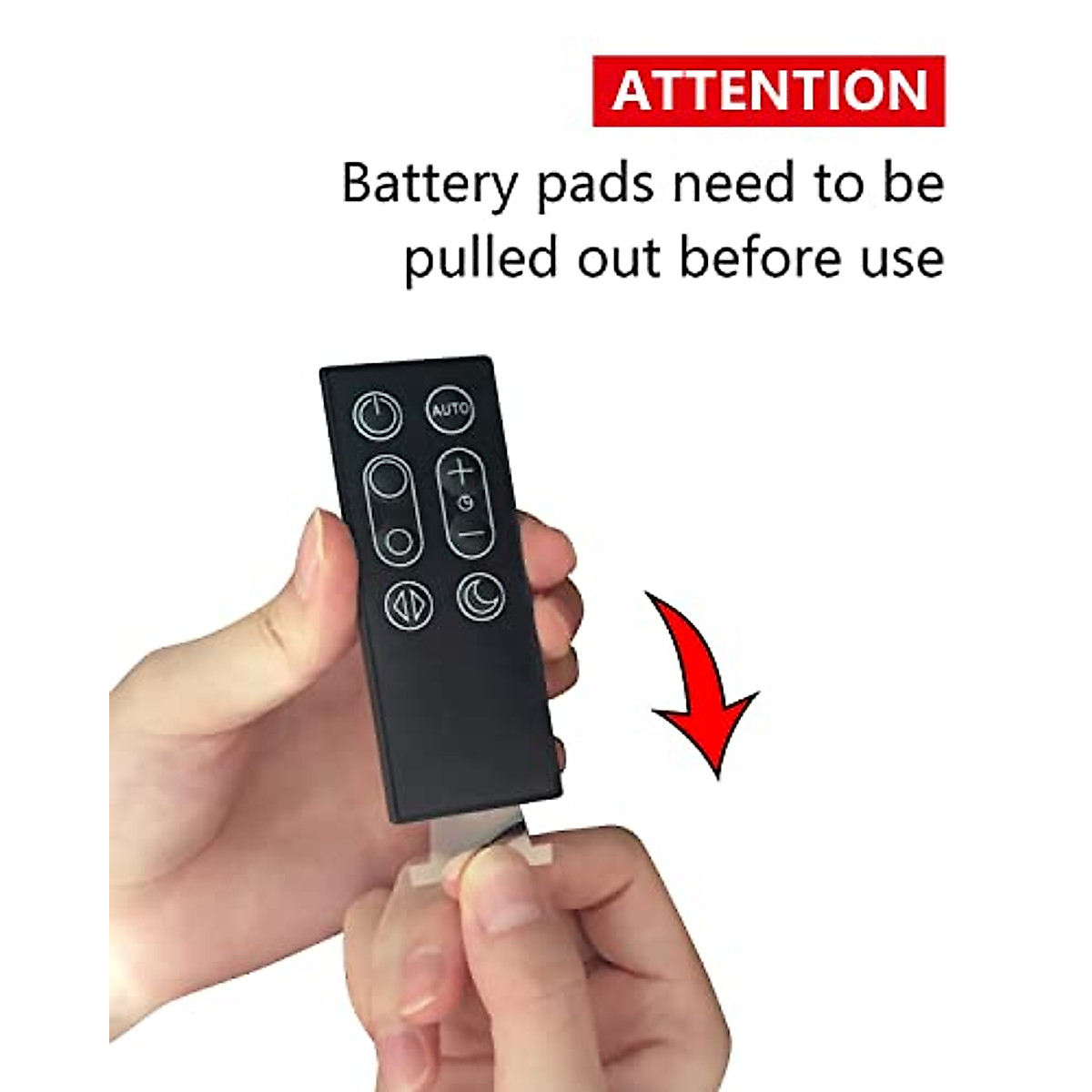 Replacement Remote Control 967400-01 for Dyson Pure Cool Link DP01 DP03 Purifying Fan Model (with Magnetic and Built-in Battery)