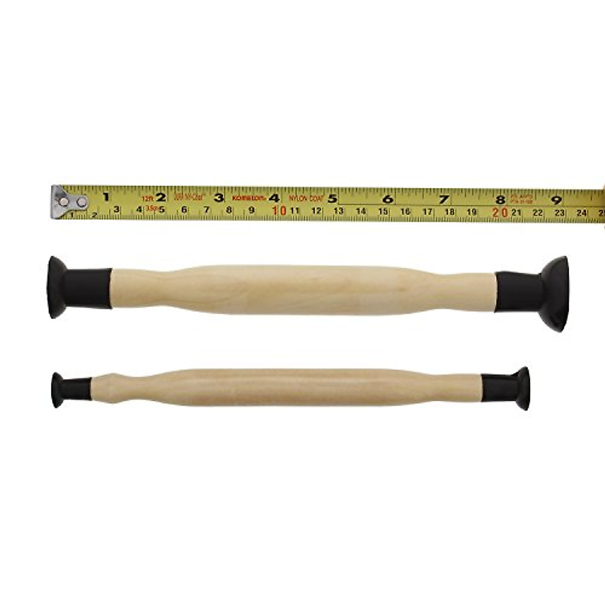 ABN Valve Hand Lapping Grinding Tool Kit 2-Piece Set – Dual-End Suction Cup Lap Stick, 1-1/8, 1-3/8, 5/8, 3/16 Inch