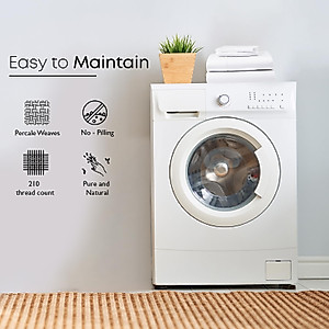 Linenwalas Duvet Cover King Size – 100% Percale Cotton King Duvet Cover Set, 3 Pieces Strong Cool Crisp and Hotel Style Premium Comforter Cover with Button Closure (Avocado Green, 106x90 Inches)