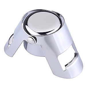 I-MART Stainless Steel Champagne Bottle Stopper, Sealer, Cork, Saver (Pack of 6)