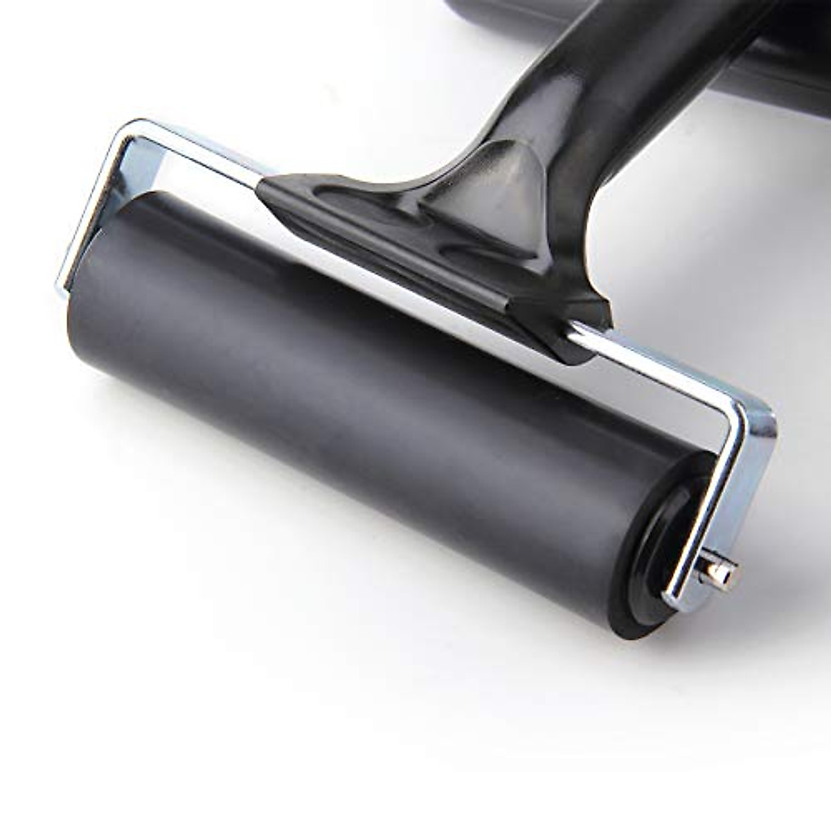 sansheng Rubber Roller,4 Inch Brayer Roller,Hand Roller Tool Used for Printmaking/Painting/Crafting