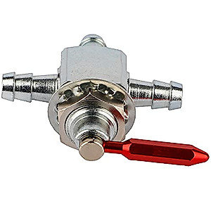 HUSWELL Two-Way 1/4" Fuel Shut Off Valve for Exmark Hustler 1-633347 745059 Scag 482212 with Fuel Line