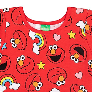 Sesame Street Elmo Toddler Girls Dress and Scrunchie Red 3T