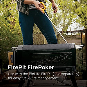 BioLite, FirePoker, 23” Stainless Steel for Easy Fuel and Fire Management