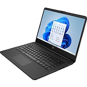 HP Stream 14 HD Display, Intel Celeron N4120 Quad-Core Processor, 16GB DDR4 Memory, 128GB Storage (64GB eMMC+64GB Card),WiFi,Webcam,Bluetooth,1-Year Microsoft 365, Win 11 S, Jet Black |TGCD Bundle
