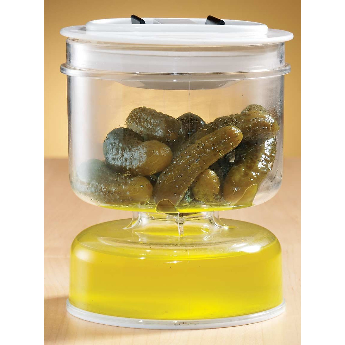Miles Kimball Storage and Serving Pickle Jar
