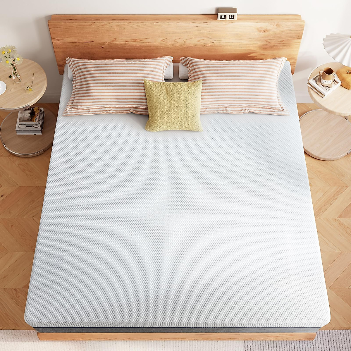 Twolike Queen Mattress 10 Inch Queen Gel Memory Foam Mattress,Queen Size Mattress in a Box, Medium Firm,Mattresse Queen Size 80"*60"*10"