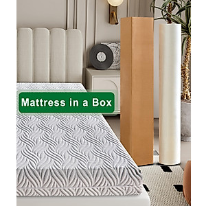 PMIXO Gel Memory Foam Mattress,8 Inch King Size Medium-Firm Mattress with CertiPUR-US Certified,Medium-Plush,No Formaldehyde and Fiberglass Free