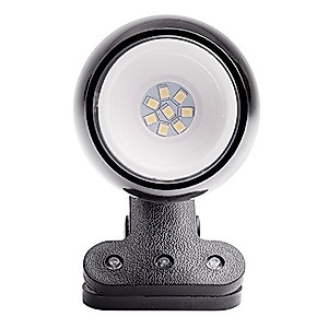 Newhouse Lighting NHCLP-JO-BK Joe LED Clip On Lamp & Reading Spotlight Perfect for The Office, Study & Bedroom, Metal, Black
