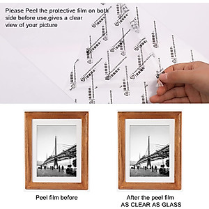 Fzyonghe 11x14 Picture Frame Display Pictures with Mat 8.5x11 or 11x14 Without Mat,Vertical or Horizontal for Wall or Tabletop Display
