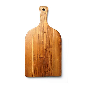 PDSM Teak Cutting Board With Handle | Wooden Chopping & Charcuterie Board | Small Wooden Cutting Boards For Kitchen