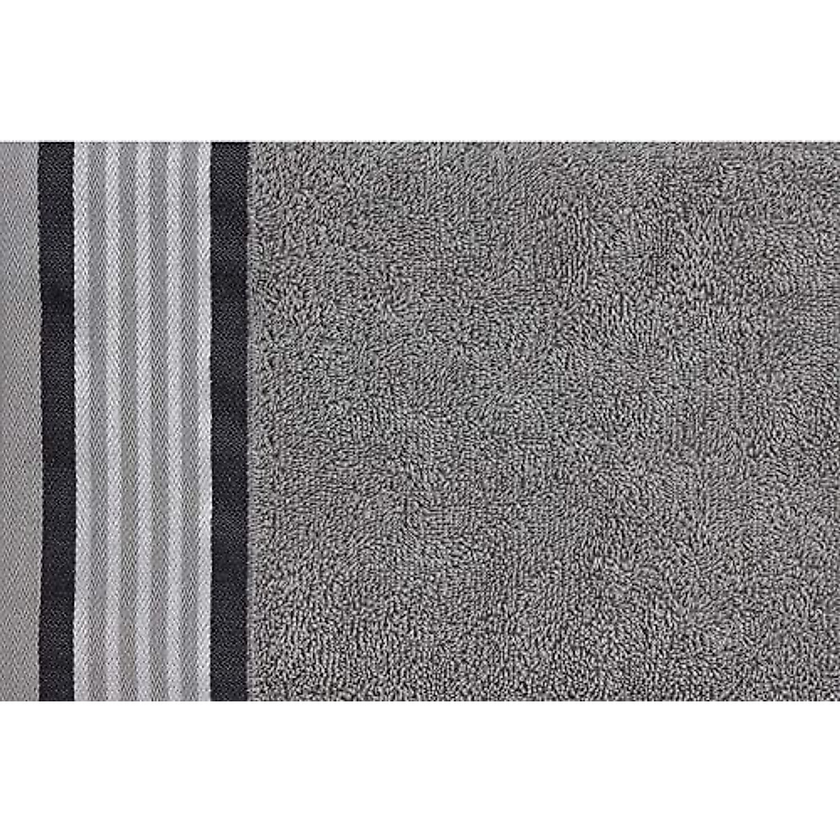 CASA COPENHAGEN, Designed in Denmark, 550 GSM, 12x12 Inches, Washcloths Towels, Set of 24 Towels, Super Soft and Absorbent, Egyptian Cotton Towels for Bathroom & Kitchen - Silver Grey and Dark Grey