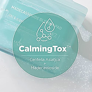 MEDIHEAL Madecassoside Blemish Pad - Square Cotton Facial Toner Pads with Centella Asiatica & Madecassoside – Anti Blemish Face Pads to Improve Uneven Skin Tone - Vegan Face Gauze Wipes, 100 Pads