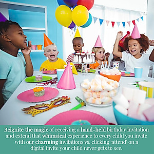 Look Who Fall Owl Themed Fill In Birthday Party Invitations, 20 5x7 Fill In Cards with Twenty White Envelopes by AmandaCreation