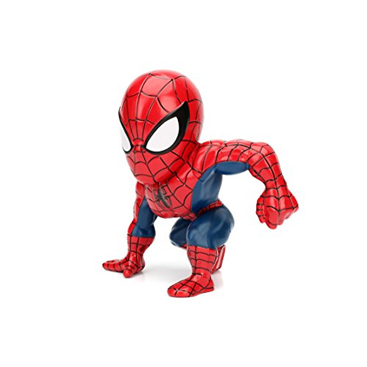 Jada Toys Marvel Ultimate Spider-man Metals Diecast collectible toy figure, 6", Red and Blue
