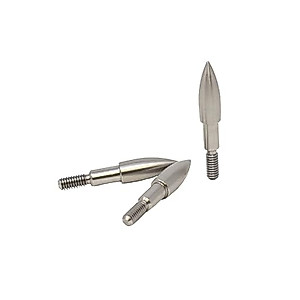 Bohning Screw-in Bullet Point 17/64 100 Grain (12 Pack)