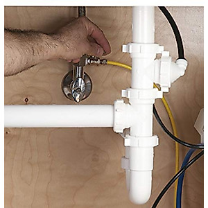 GE Reverse Osmosis System & Under Sink Water Filter | Faucet & Easy Install Kit Included | Premium Filtration Reduces Lead, Chlorine & More | Replace Filters Every 6 Months | GXRM10RBL