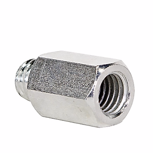 Buff and Shine - Double Sided Pad Adapter for Polishers & Double Sided Wool Buffing Pads - Zinc Plated Steel - Male 5/8" x 11 Female 5/8" x 11 - (BFS-1400)