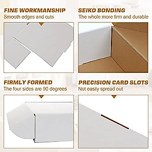 Shipping Boxes 12x9x3, HERKKA 20 PACK White Corrugated Cardboard Mailer White Gift Box, Medium Mailing Boxes for Small Business Packaging Supplies