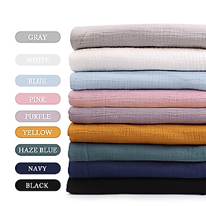 Wrinkle Gauze Cotton Material Quilting Sewing Craft Fabric Table Runners Decor Cloth for Party, Wedding Cheesecloth Kitchen Cooking (1 Yard, Beige)