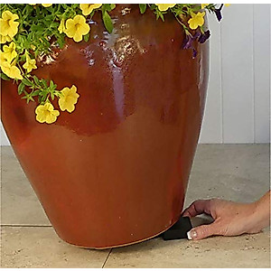 POTRISERS PR2-6 Invisible Pot Feet Large 2" Size Potfeet, 6-Pack, Black