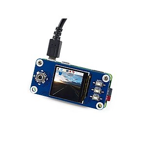 waveshare 1.3inch LCD Display HAT for Raspberry Pi 4B/3B+/3B/2B/Zero/Zero W/Zero WH, IPS Screen 240x240 Pixels RGB, 65K Display Color LED Backlight SPI Interface 3.3V Operating Voltage