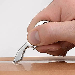 Nite Ize KCT1010-1088 DoohicKey QuicKey Stainless-Steel 5-in-1 Keychain Multi Tool with Key Hole Attachment, Stainless Steel